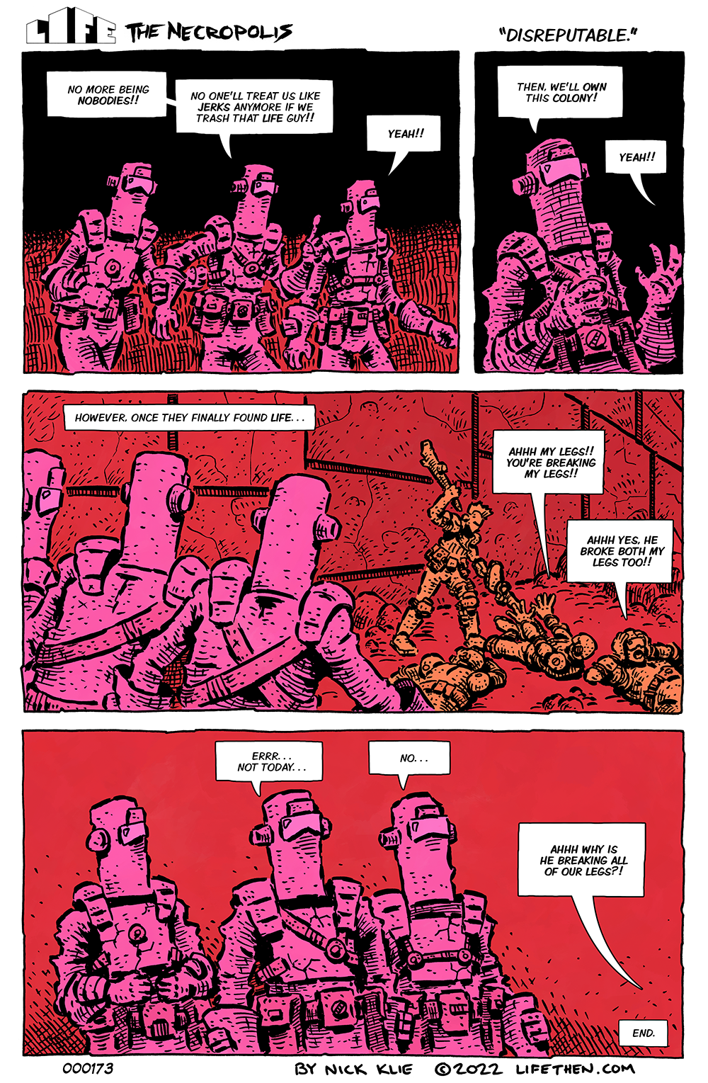 Disreputable. | LIFE THE NECROPOLIS