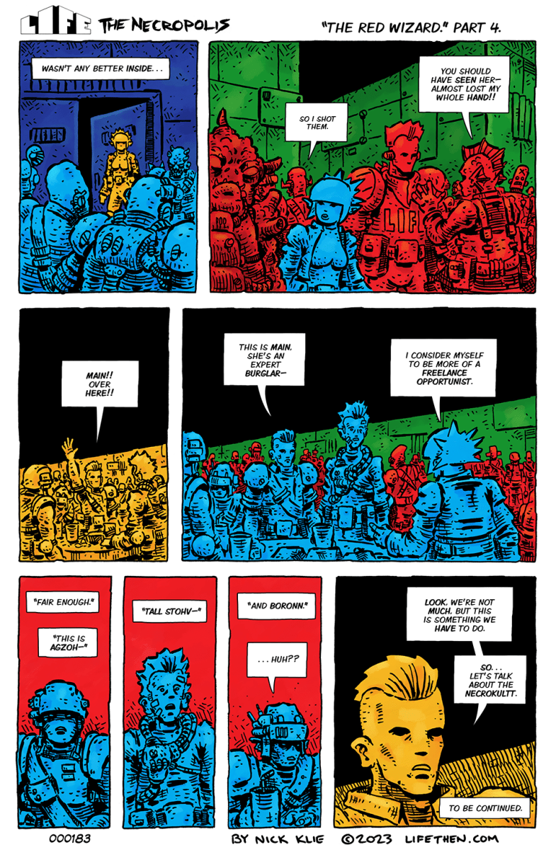 The Red Wizard. Part 4. | LIFE THE NECROPOLIS